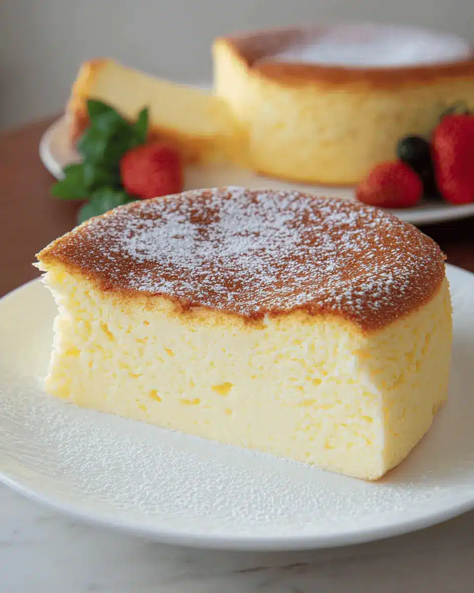Baked Japanese Cheesecake Recipe
