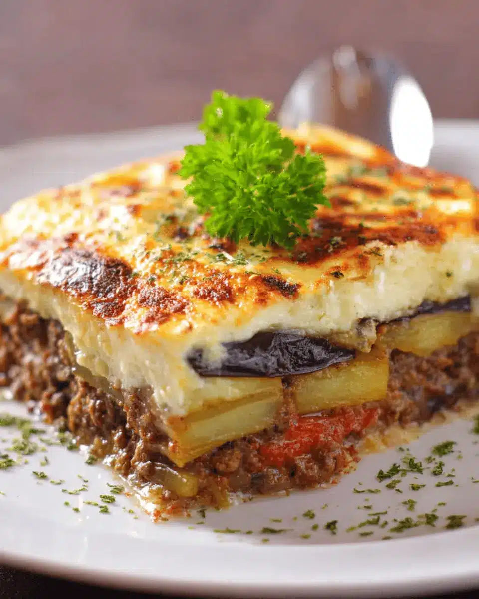 traditional moussaka recipe